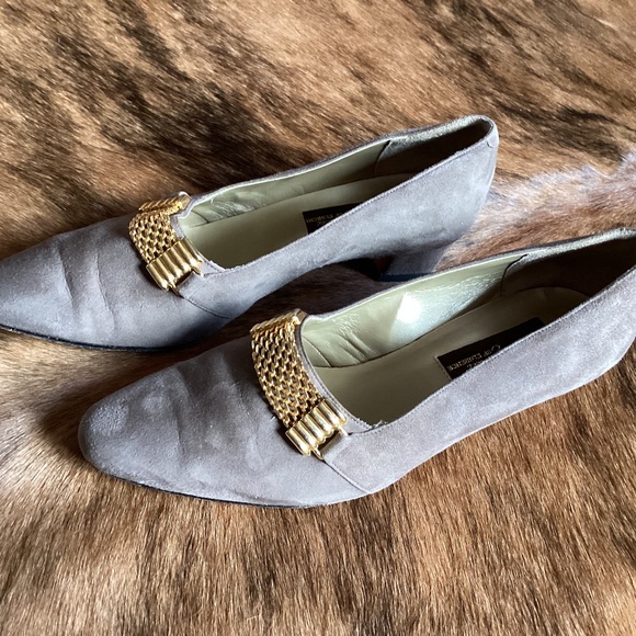 Sesto Meucci | Shoes | Vintage Sesto Meucci Suede Small Heel Shoes ...